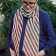 Knit Scarf Pattern & Yarn Kit, Color Your Pixel Scarf, Knitting Kit