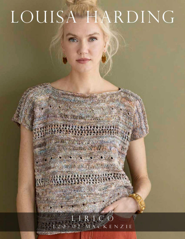 Knitting Kit | Mackenzie Tee Knit Kit with Louisa Harding Lirico Yarn
