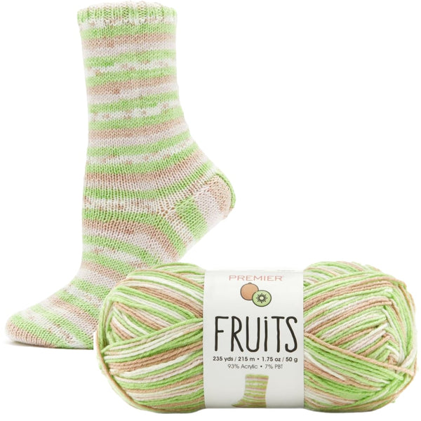 Sock Yarn | Fruits Easy Care Acrylic Sock Weight Yarn by Premier Yarns