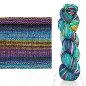 Merino Wool Knitting Yarn, Uneek Worsted by Urth Yarns, Self Striping