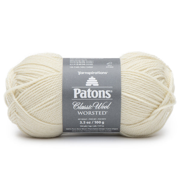 Patons Classic Wool Yarn for Felting, 100% Wool Worsted Weight Yarn