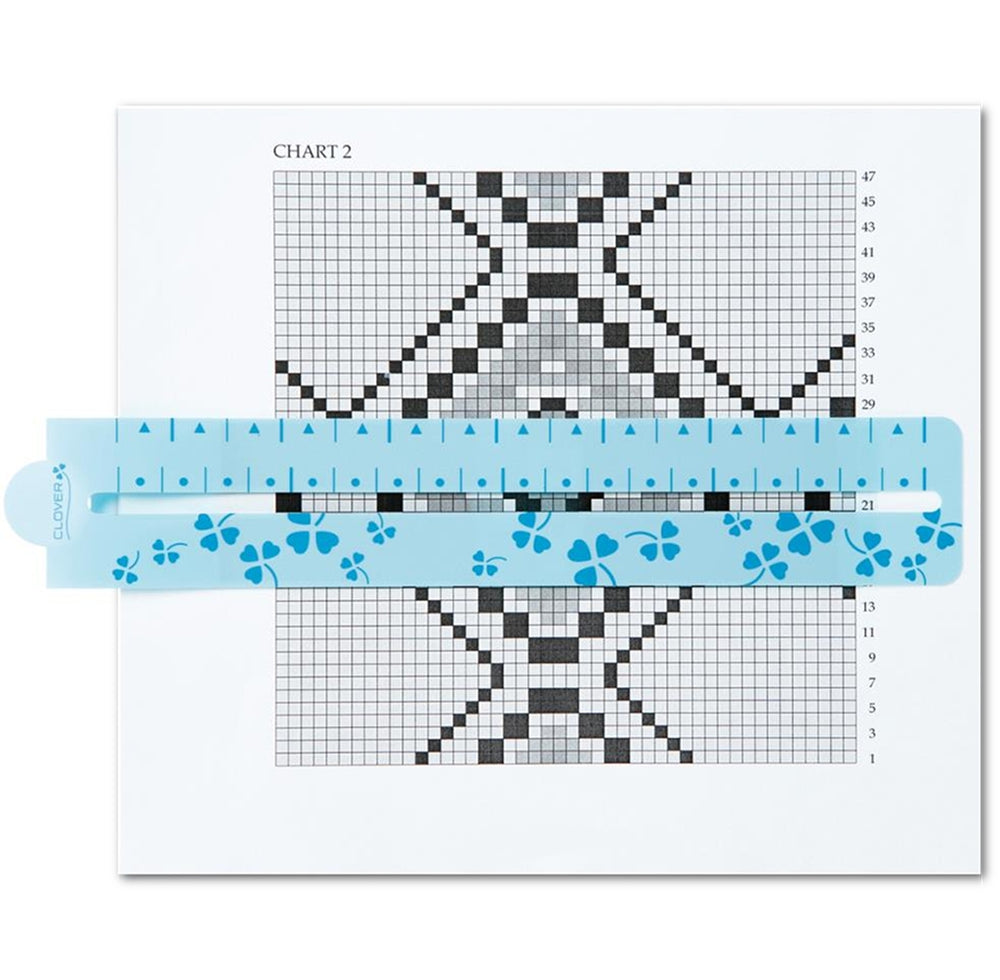 Clover Pattern Tracker, Set of 2, Isolate One Row in Complex Charts