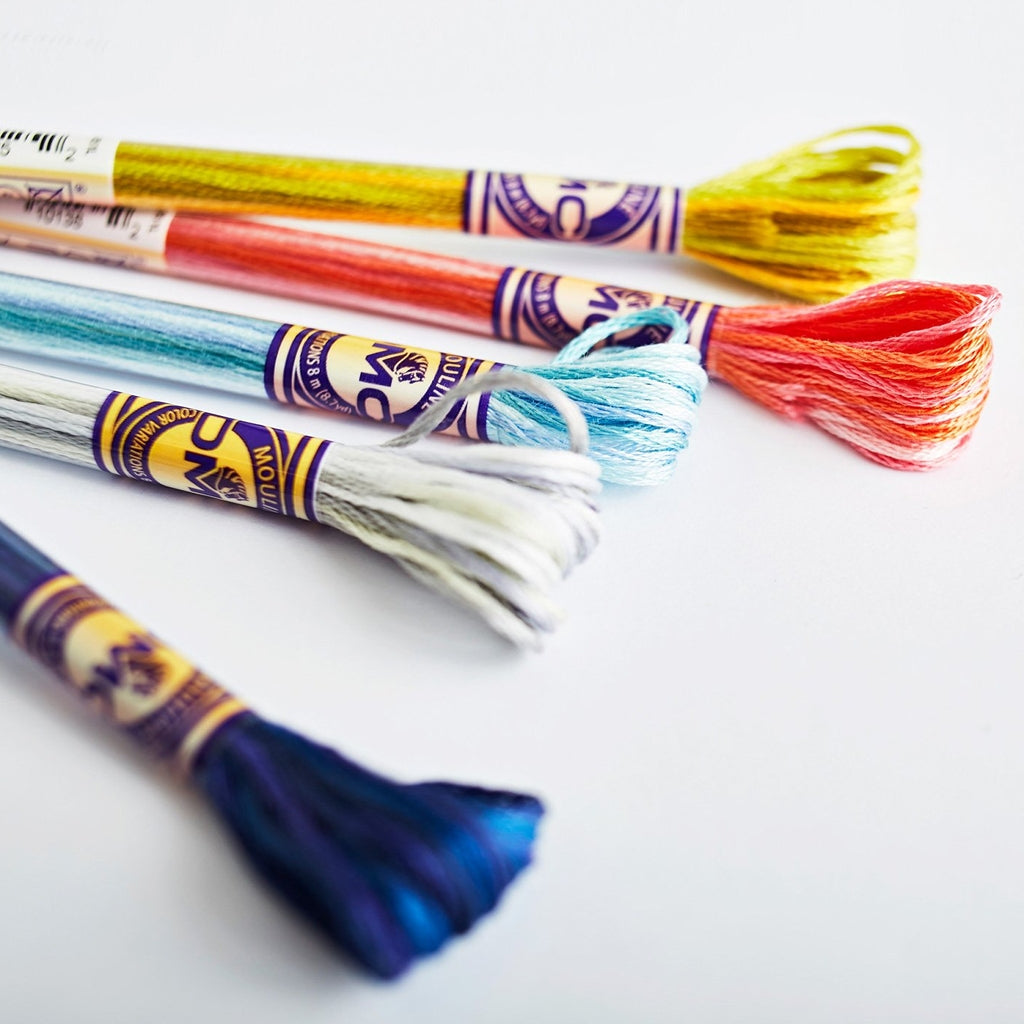 Embroidery Thread | DMC Embroidery Floss Cotton 6-Strand Variegated ...