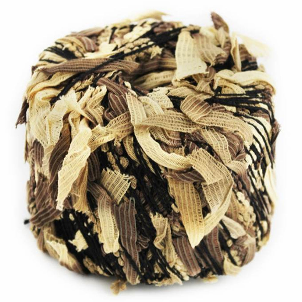 Ribbon Yarn, Knitting Fever Streamers Novelty Long Flag Yarn by KFI