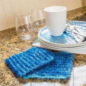 Scrubby Sparkle Yarn from Red Heart, For Quick Drying Washcloths