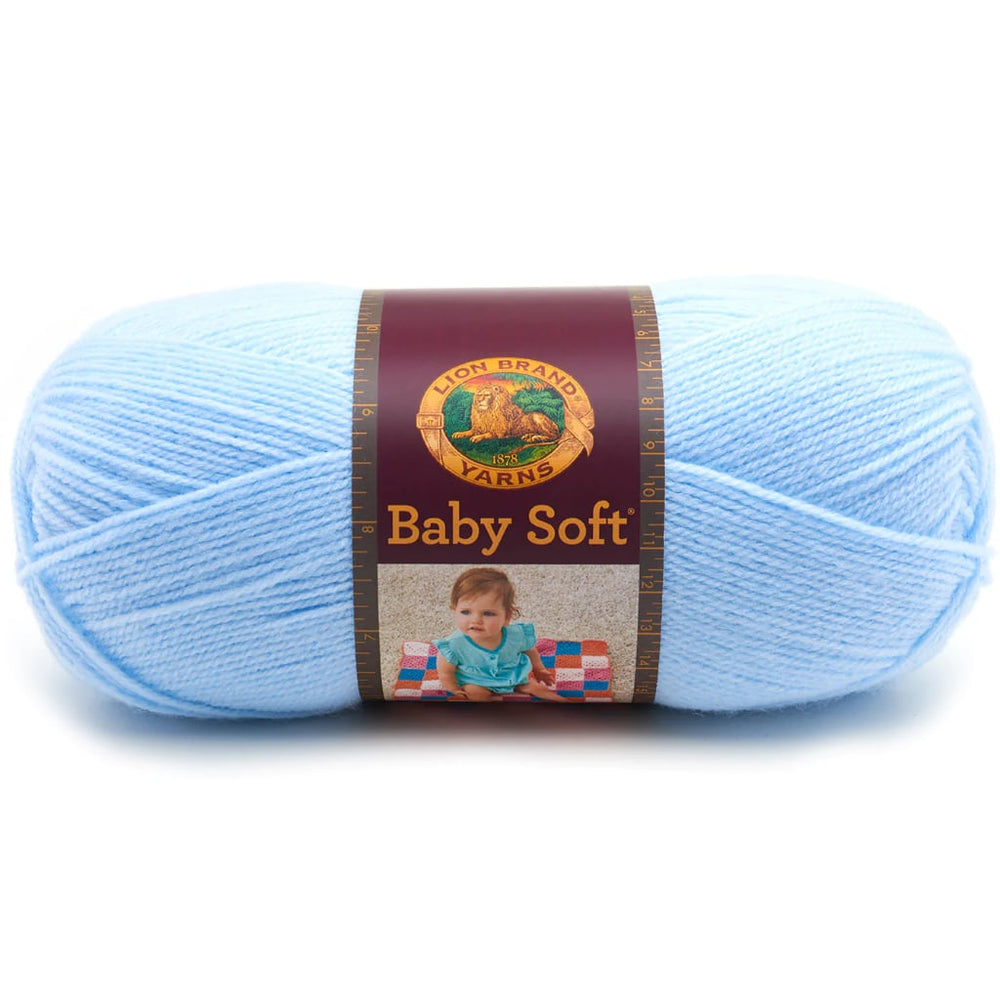 Lion Brand Yarn Baby Soft, Easy Care Lightweight Yarn for Baby Knits