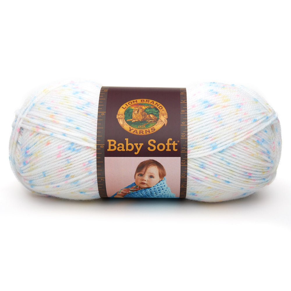 Lion Brand Yarn Baby Soft, Easy Care Lightweight Yarn for Baby Knits